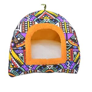 Yurt Dog House and Kitty Litter Closed Folding Villa Strawberry Nest Pet Supplies