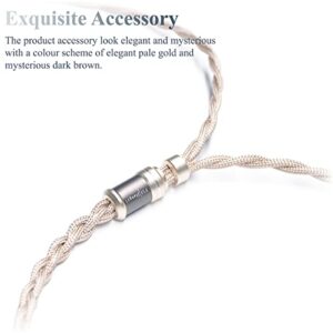 FSIjiangyi He1000se Cable Susvara Cable He6se Cable Sundara Cable Two 3.5mm Plug 6N Single Crystal Copper Ananda Balanced Cable for HIFIMAN Ananda Replacement Cable He400i Cable (2.5mm Plug)