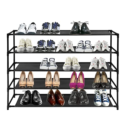 DDOY Shoe Rack for Closet Stable Shoe Rack Organizer Durable Shoe Holder Space Saver Shoe Shelf for Closet for Entryway, Bedroom and Hallway