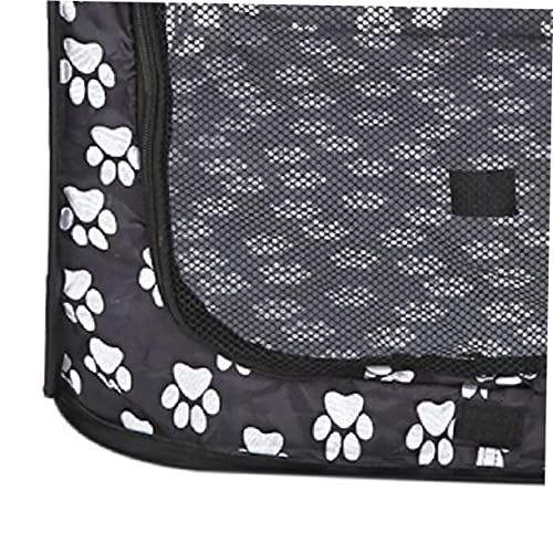 Hohopeti Cat Tent 2pcs Crate Small D Oxford Cats- Dogs Home Portable Rabbits Cloth Animal Tent Soft Use Play for Playpen- Portatble Cat Cage Travel House Grey Dog Rectangular Outdoor Shade