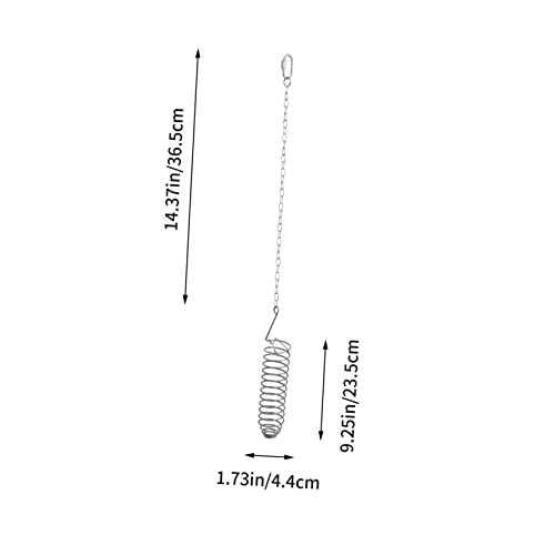 Parakeet Toys 4 pcs Food Tube Include Pet Fruit Fork Vegetable Basket Practical Bird Pick Skewer Supply Home Stainless Steel Creative Holder Hanging Parrot Parrots Treat Mesh Cockatiel Toys