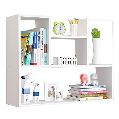 QQXX Wood Wall Mount Bookshelf,3 Tier Floating Shelves,Modern Wall Organizer Cabinets,Photos Cds Shelf,Wall Mounted Storage Rack for Kids Room Livingroom Bedroom Bathroom Kitchen