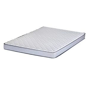 Wayton, Foam Mattress 5-Inch Medium Firm Tight top High Density Foam Mattrress, Full XL, White