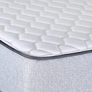 Wayton, Foam Mattress 5-Inch Medium Firm Tight top High Density Foam Mattrress, Full XL, White