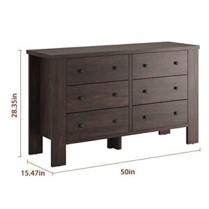 Senfot PB-015 Dresser, Dark Brown