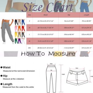 Vickyleb Trousers Drawstring Casual Pants Elastic Cotton Back Linen Womens Waist Pants Pants Casual Romper Pants for