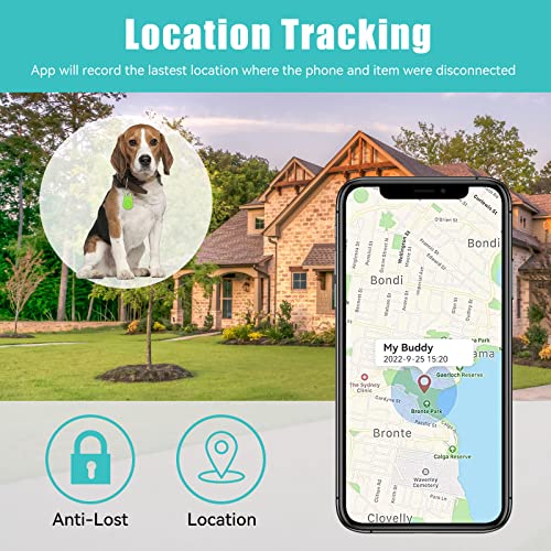 4 Pack Item Tracker Bluetooth Tracker Keys Finder Item Locator for Keys, Bags and More