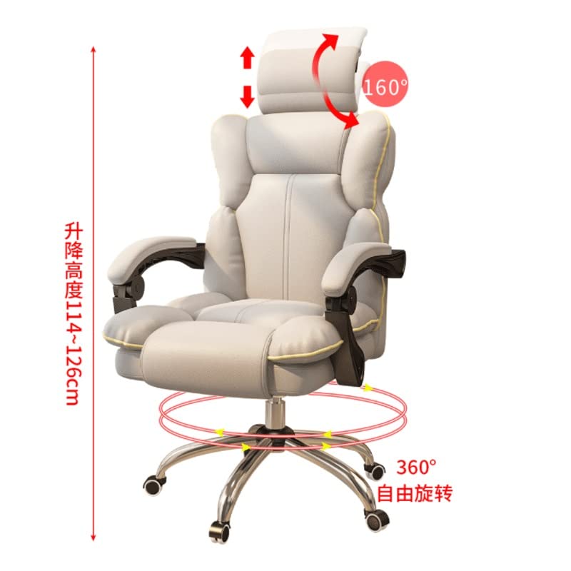 XBWEI Home Internet Cafe Racing Chair Ergonomic Computer Chair Adjustable Swivel Liftable Chair