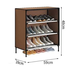 LDCHNH Dustproof Assemble Shoes Rack Simple Shoe Cabinet for Home Storage