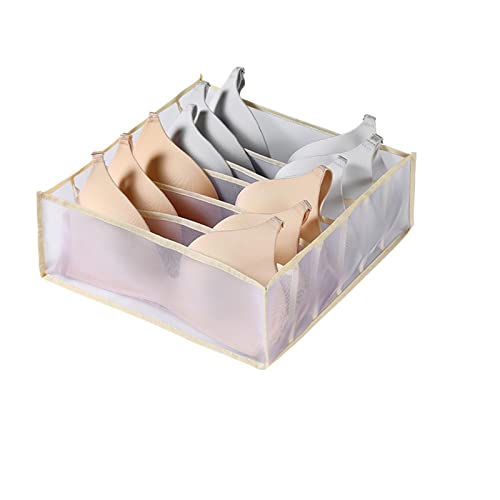 Ke1Clo 3 Pcs Underwear Organizer Closet Drawer Organizer for Clothes, Panty Organizer Women Drawer Sock Organizer, Bra Organizer for Drawer Dresser Drawer Organizers