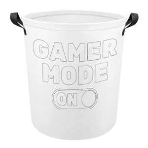 gamer mode on large laundry basket hamper bag washing with handles for college dorm portable