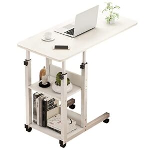 mjwdp laptop table portable folding desk bed table laptop desk computer table for bedroom office adjustable movabl computer desk table