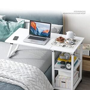 MJWDP Laptop Table Portable Folding Desk Bed Table Laptop Desk Computer Table for Bedroom Office Adjustable Movabl Computer Desk Table