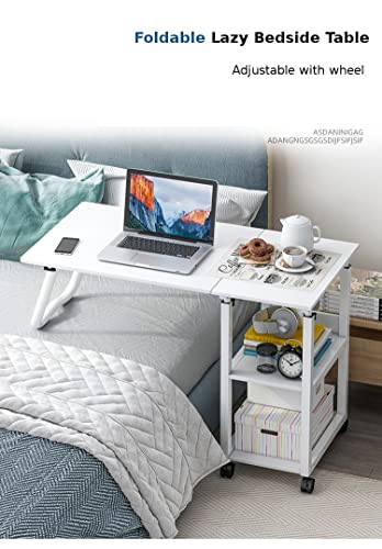 MJWDP Laptop Table Portable Folding Desk Bed Table Laptop Desk Computer Table for Bedroom Office Adjustable Movabl Computer Desk Table