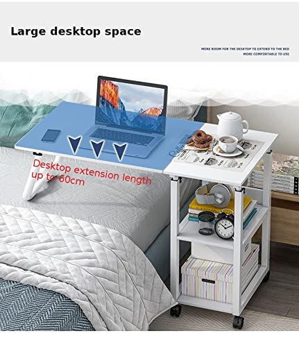 MJWDP Laptop Table Portable Folding Desk Bed Table Laptop Desk Computer Table for Bedroom Office Adjustable Movabl Computer Desk Table