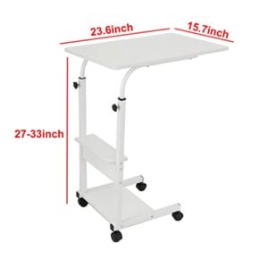 MJWDP Computer Desk Table Lifting Bed Table Desk Rotatable Computer Laptop Table Foldable Standing Desk Adjustable