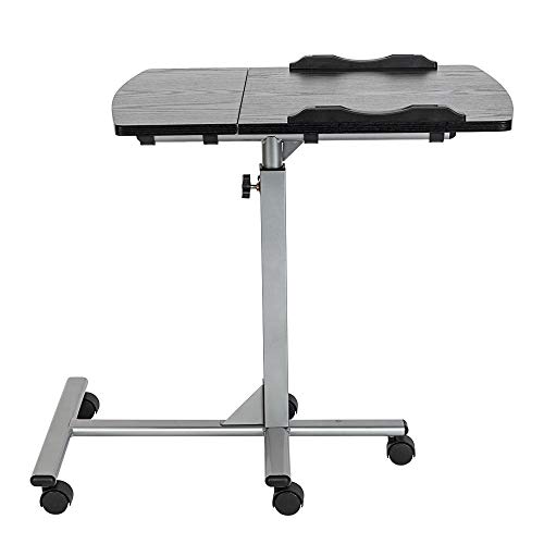 MJWDP Notebook Stand Table Bedside Sofa Bed Table Lazy Five-Wheel Home Use Multifunctional Lifting Removable Computer Desk