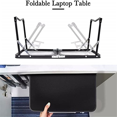 MJWDP Lifting Computer Desk Rolling Table Desk with Adjustable Height Laptop Notebook Swivel Desk with 5 Wheels Leg Table (Color : D, Size