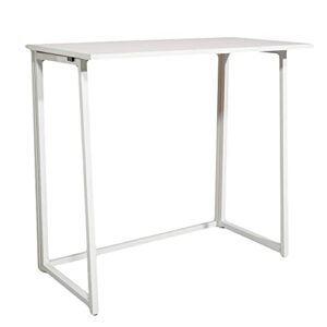 MJWDP Simple Foldable Computer Desk White