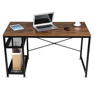 MJWDP Two Colors Computer Desk Computer Table Home Office Table Office Furniture (Color : E)