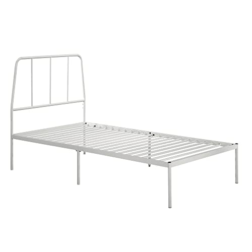 Sauder Harvey Park Twin Platform Bed, White Finish