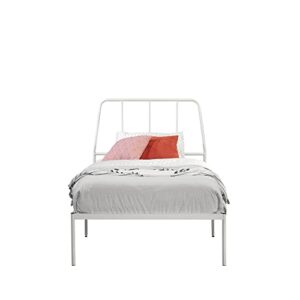 Sauder Harvey Park Twin Platform Bed, White Finish