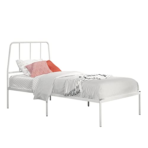 Sauder Harvey Park Twin Platform Bed, White Finish