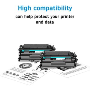 26A CF226A Compatible Toner Cartridge Replacement for HP 26A CF226A 26X CF226X Compatible with Laserjet Pro MFP M426dw M426fdw M426fdn M402m M402dn M402d M402dw Laser Printer (4 Black)