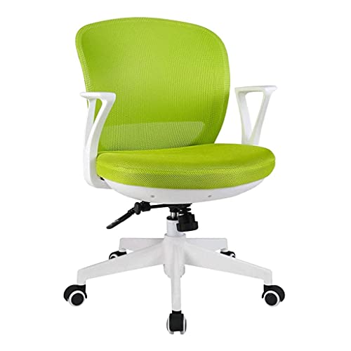 WYKDD Microfiber Perfect Posture Deluxe Office Task Chair. Comfortable Chair, Computer Desk Chairs, Task Chair for Home, Office, (Color : D)