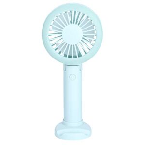 Boxwizard Handheld Fan Portable Battery USB Fan Mini Fan Electric Rechargeable Battery Foldable Handheld Folding Desk Fan Charging for Travel Office Room(A)