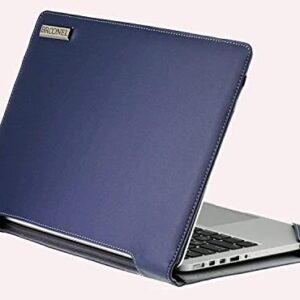 Broonel - Profile Series - Blue Leather Laptop Case Compatible with Dell Latitude 7430 14"