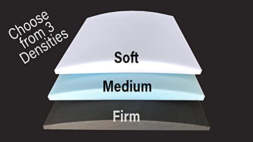 Stratiform® Original Curve™ | 20"x20" in 3- Pack -Soft | Elevate Comfort | Living Room Sofa Sag Support | Sag Repair Couch Cushion for Ultimate Fix & Comfort - Made in USA