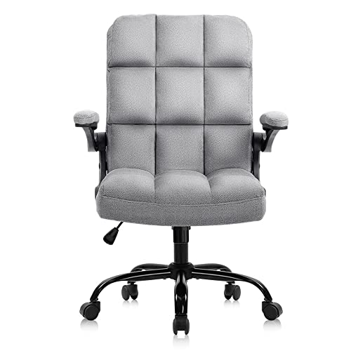 ZHAOLEI Office Chairs Computer Armchair Fabric High Back Desk Chair for Bedroom (Color : E, Size : 1)