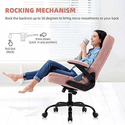 ZHAOLEI Office Chairs Computer Armchair Fabric High Back Desk Chair for Bedroom (Color : E, Size : 1)