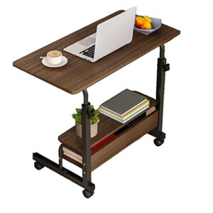 cotclo learn office computer table laptop desk removable mobile table student writing reading workstation for home office adjustable height for sofa couch floor