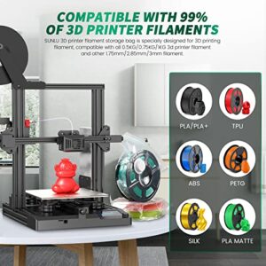 3D Printer Filament Vacuum Storage Kits and 3D Printer PLA Filament 1KG Rainbow, Remove Moisture from Damp Filaments, Spool Storage Sealing Bags Kits, 32 * 34CM(12.59 * 13.38inch)