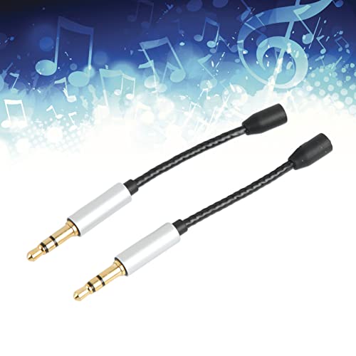 MMCX to 3.5mm Adapter Cable, Gold Plated Interface OFC Core Lossless Sound MMCX Female to 3.5mm Male Cable