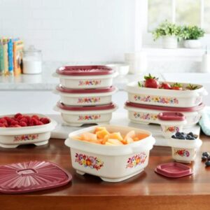 fluttering fancies food storage set