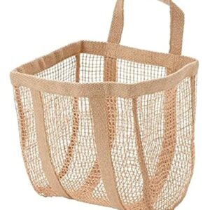 WALTX Rattan Pencil Holder with Hole, Laundry Basket Desktop Woven Storage Basket for Storaging Pen Stationery Cosmetics Sundries/Flower Plant Hanging Rattan Basket Arrangement Birthday Party supplie