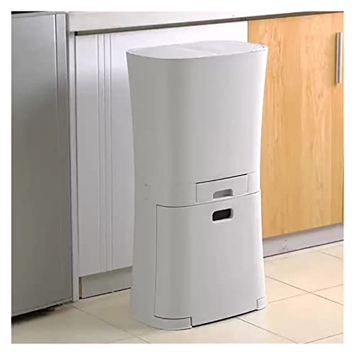 MFCHY Kitchen Trash Can Classify Living Room Dry and Wet Separation Large Trash Garbage Bin