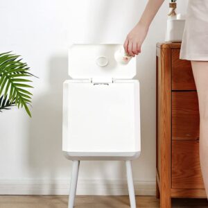 MFCHY Kitchen Trash Can Large-Capacity Push-Type Trash Can Household Trash Can Lid