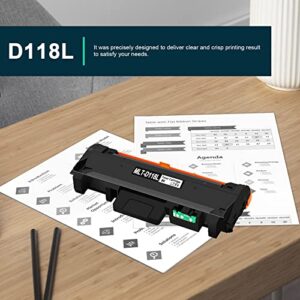 MLT-D118L Black Toner Cartridge - Replacement for Samsung D118L MLT-D118L Toner Xpress M3015DW M3065FW M3015DW M3065FW Printer, 3 Pack