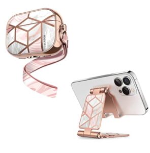 i-blason bundle [airpods pro 2 case] compatible with apple airpods pro & [phone stand] compatible with all smart phone