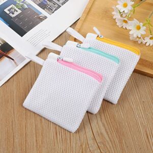 Tofficu Laundry Bags Mesh Wash Bags 8pcs Mesh Laundry Bags for Delicates Honeycomb Mesh Laundry Bags Washing Machine Wash Bag for Delicates Blouse Underwear Bra Baby Clothes Mesh Laundry Bag