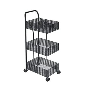 zlxdp scandinavian iron shelves bedroom kitchen metal removable bathroom storage rack with wheels trolley