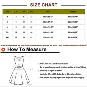 Flowy Dresses for Women, Elegant Dresses Women Wedding Guest Long Black Sleeve Bodycon Dress Winter Formal Dresses Women's Fashion Summer 2022 Printed Strapless Hanging Neck (M, Beige)