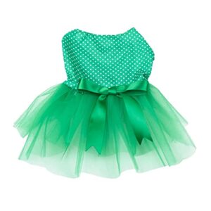 st patricks day dog costume st patrick's day dog decorations supplies dog clothes summer pet dresses irish day st. patrick's day mardi gras dog tutu skirt irish corgi dog clothes