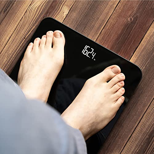 BAGAIL Basics Kitchen Scale +Smart Scale for Body Weight, Digital Bathroom Scale for BMI Weighing Body Fat, Body Composition Monitor Health Analyzer with Smartphone App, 400lbs/180KG