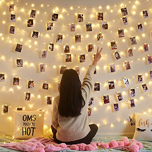 SOIMISS Photo Clips 50pcs Wooden Clothespins Mini Heart Decorative Clothespins Craft Peg Pins Clips Wall Decoration for Photo Display Hanging Decor Mini Photo Clips