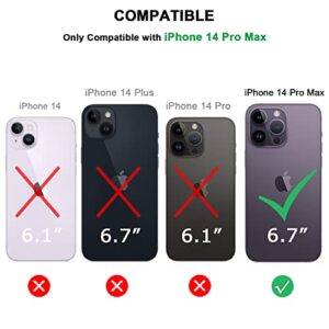 TENDLIN Magnetic Case Compatible with iPhone 14 Pro Max Case Wood Grain with Carbon Fiber Texture Design Leather Hybrid Slim Case (Compatible with MagSafe) Black